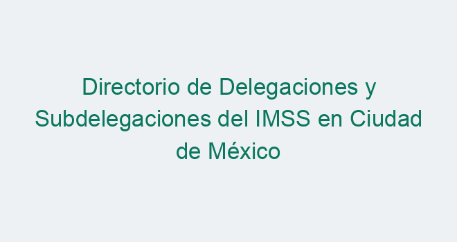 Subdelegación del IMSS de Cd. Victoria【 Cita 2025